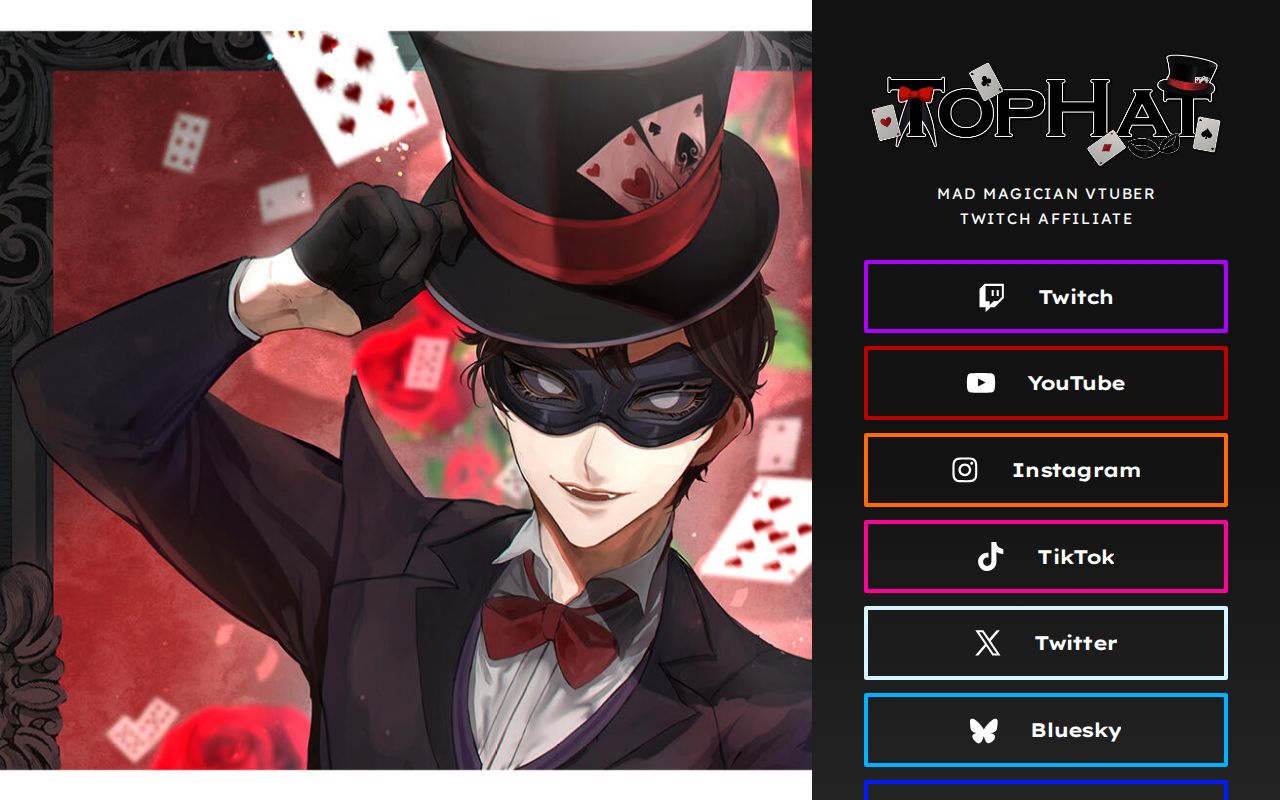 Top Hat - Mad Magician VTuber